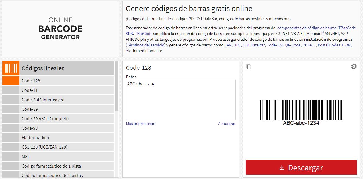 Aprende a generar tus Códigos de Barras para tu Negocio - Data Business ...